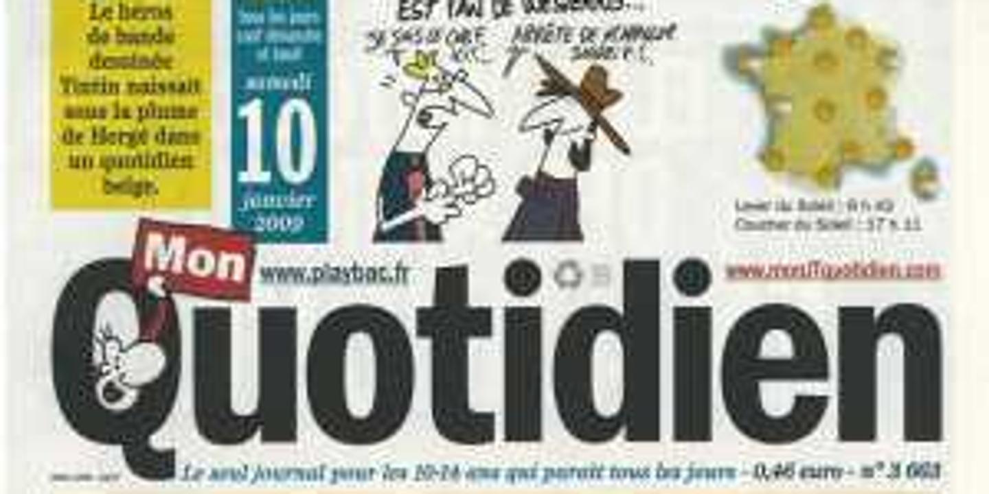"Mon Quotidien", c'est le papier d'abord