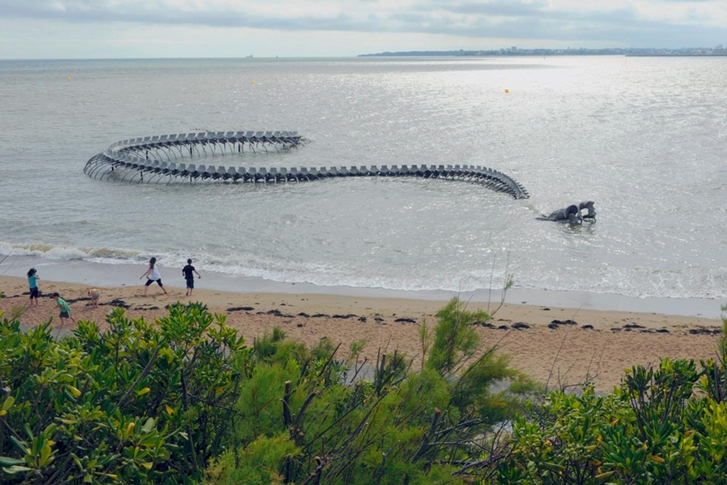 Les oeuvres d'art continuent de serpenter dans l'estuaire de la Loire