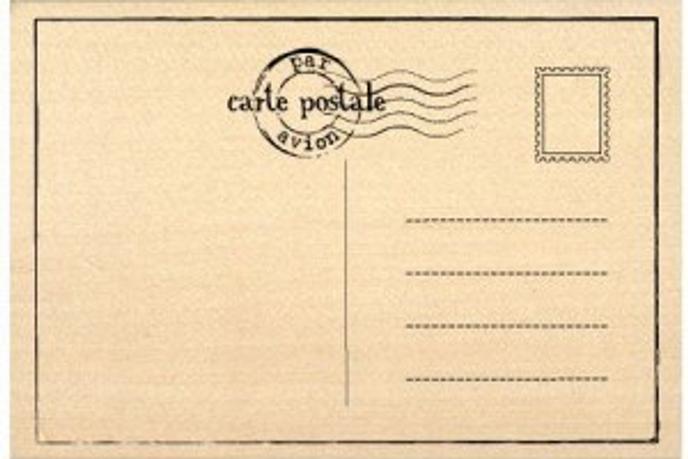 La carte postale, belle ingénue