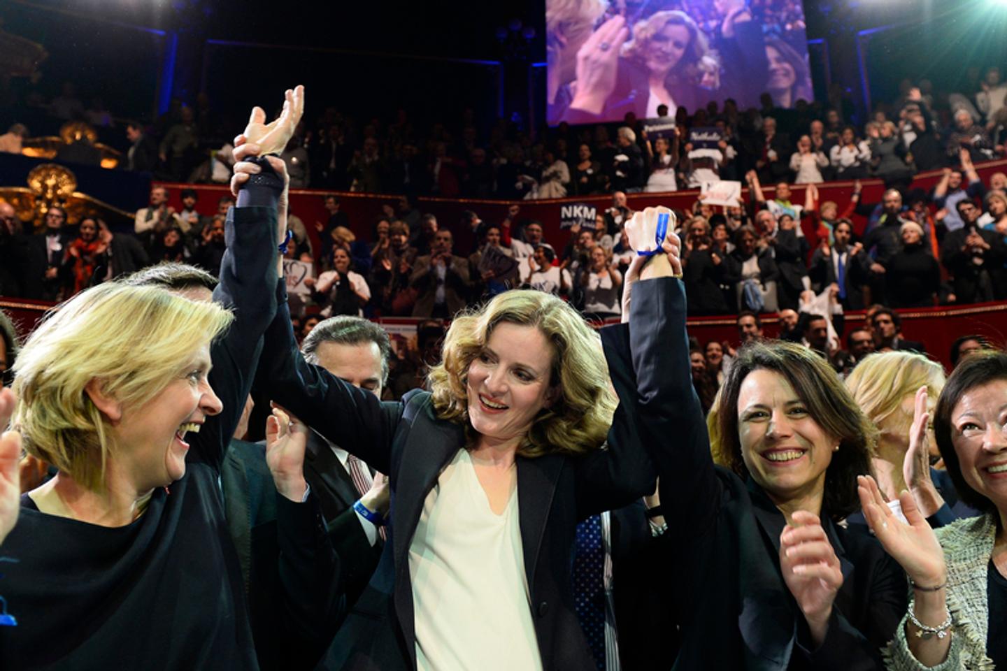 Pour son dernier meeting, NKM tente de se réconcilier avec son camp