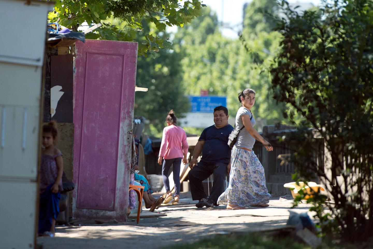 Démantèlement de plusieurs camps de Roms en Ile-de-France
