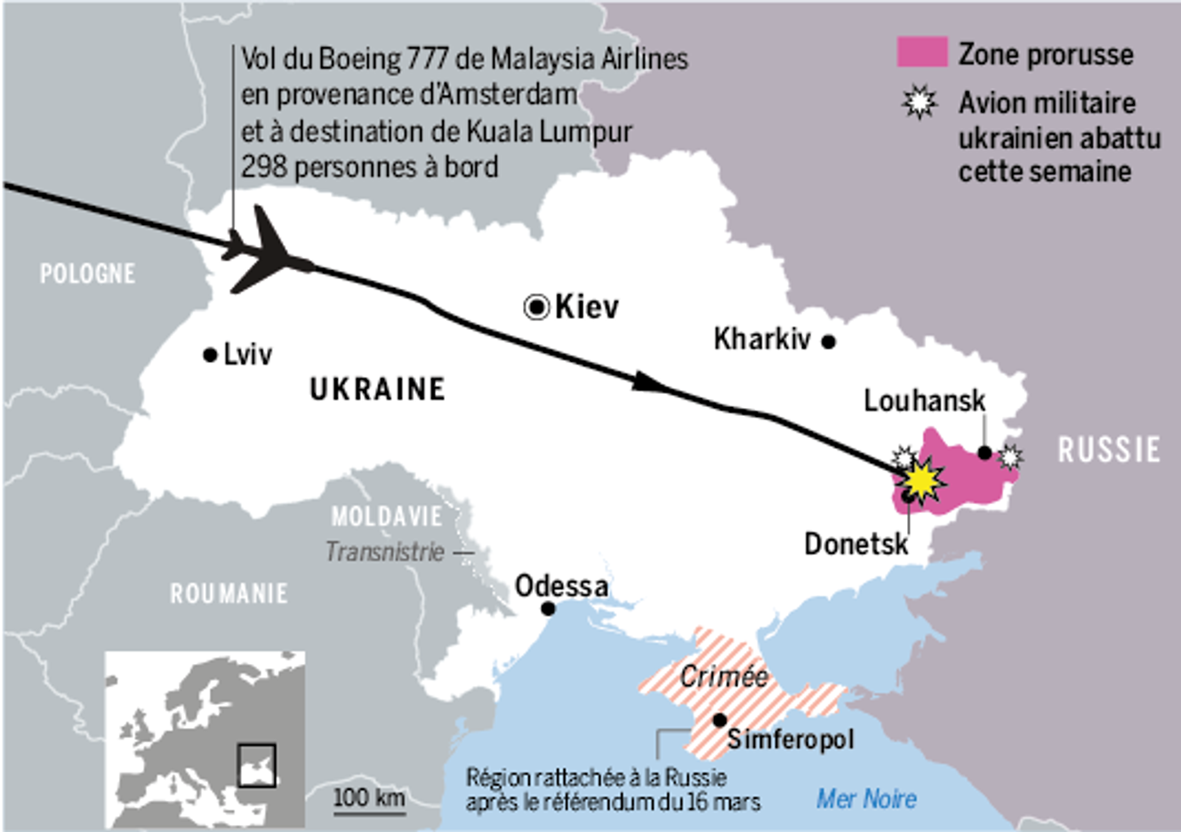 Le vol MH 17 avait-il le droit de traverser l'Ukraine
