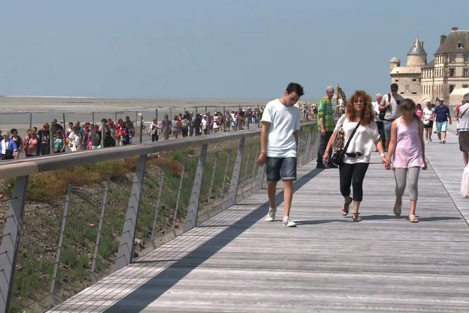 La passerelle du Mont Saint-Michel est ouverte