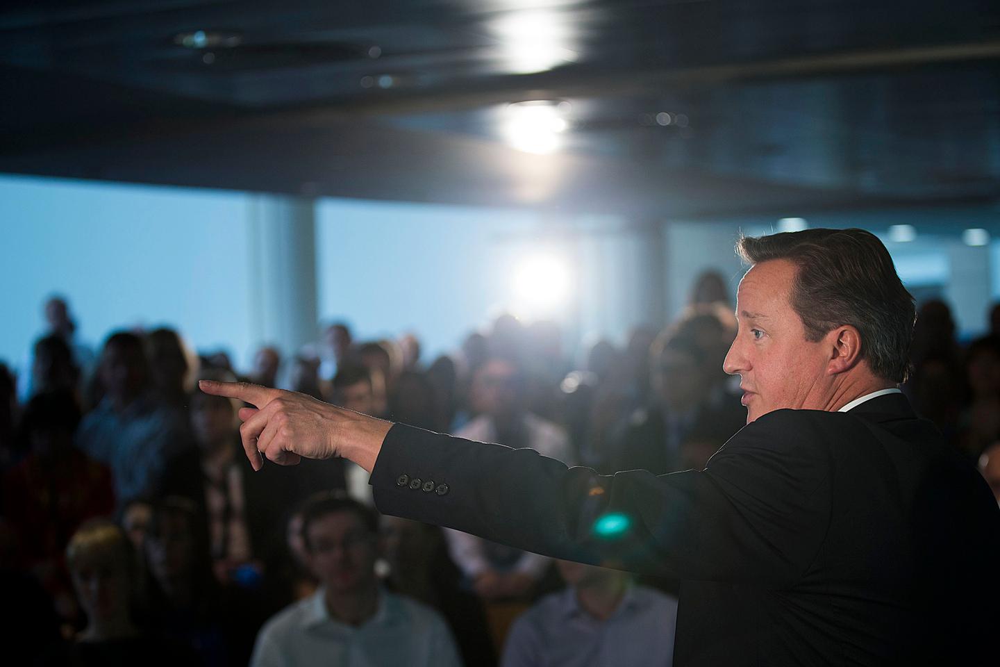 Et David Cameron, au bord des larmes, vint à Edimbourg