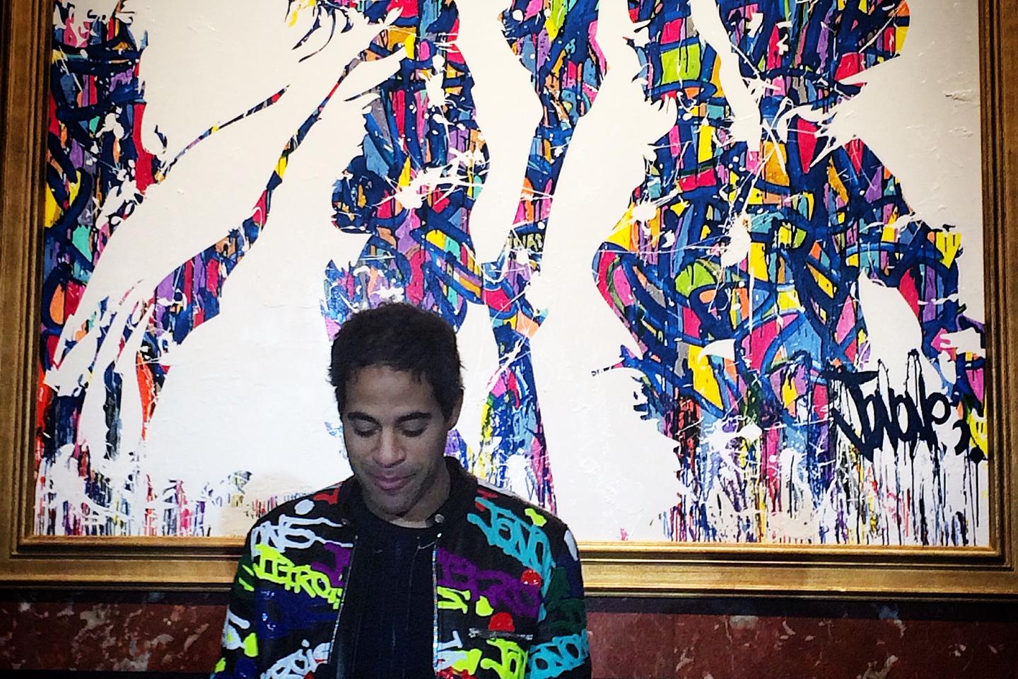 Avec JonOne, le graffiti entre au Palais Bourbon