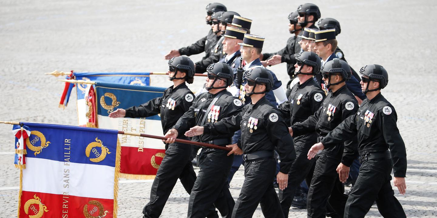 Défilé du 14-Juillet : le GIGN, le RAID et la BRI ont été mis à l'honneur