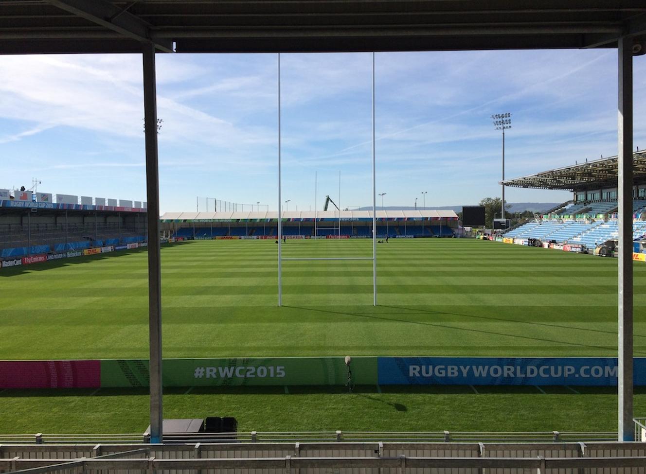 Bienvenue à Sandy Park, le plus petit stade de la Coupe du monde de rugby