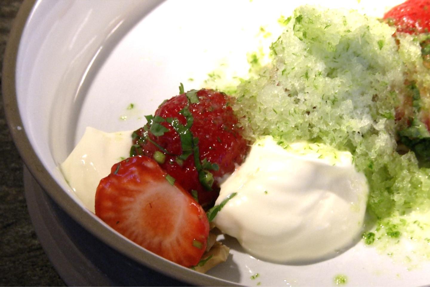 Astuce de chef : travailler des fruits et légumes givrés