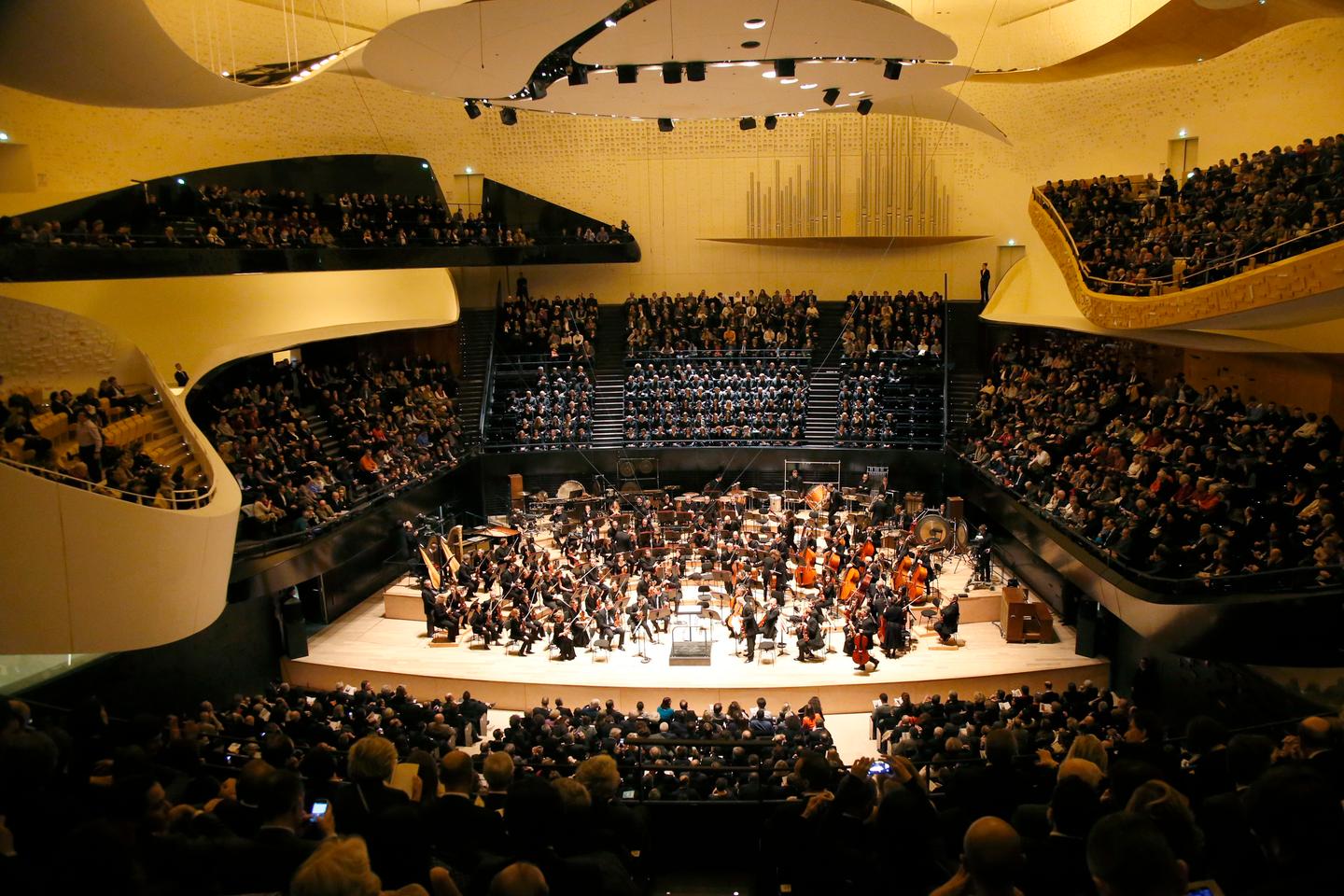 La Philharmonie de Paris a inauguré la grande salle Pierre Boulez