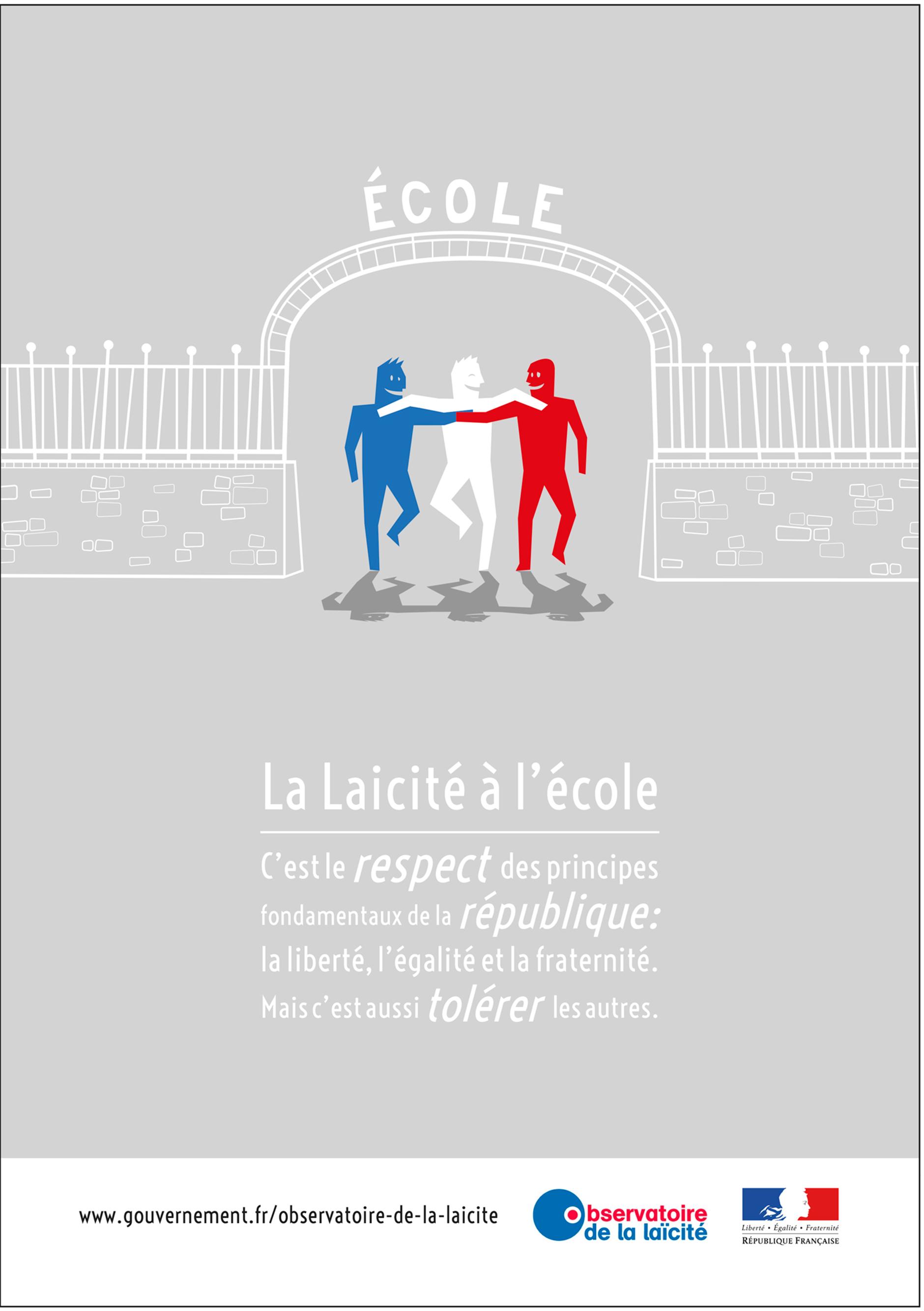 Liberté, laïcité, la jeunesse dessine vos noms