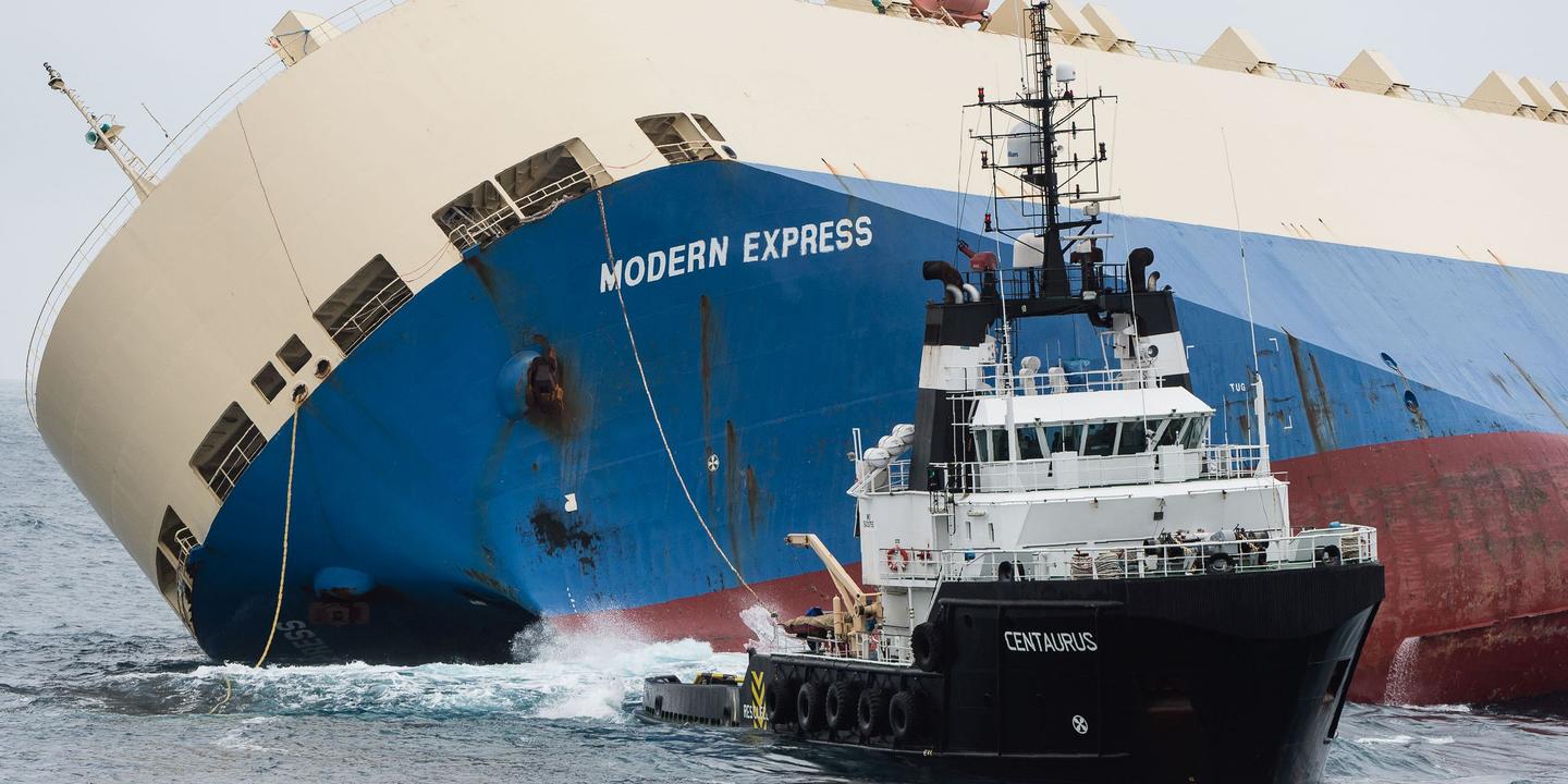 Le cargo « Modern-Express » est sorti de la zone maritime française