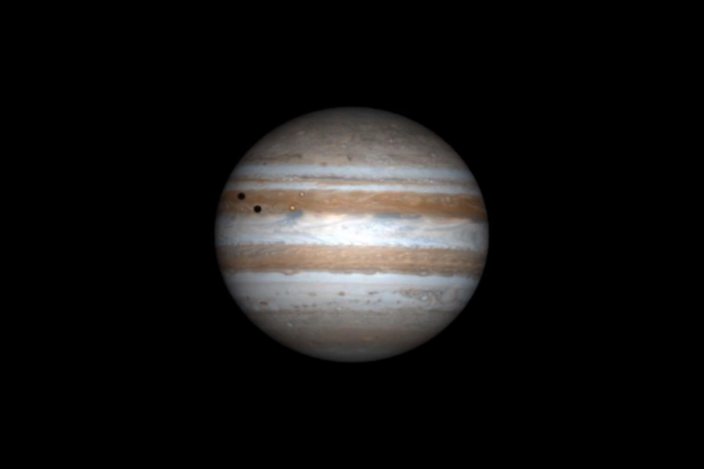Une double éclipse sur Jupiter se produira cette nuit