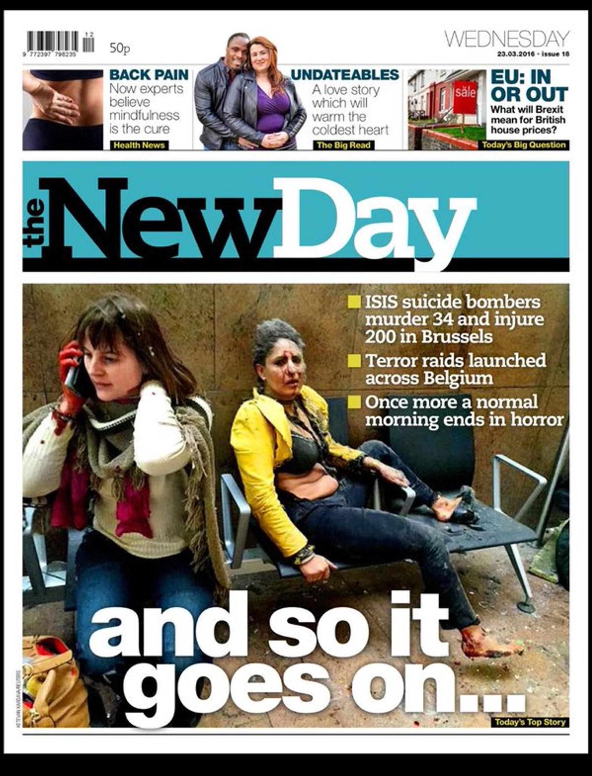 En images : les « unes » des journaux français et étrangers après les ...