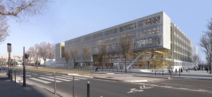 A Paris, une cité scolaire rasée et reconstruite