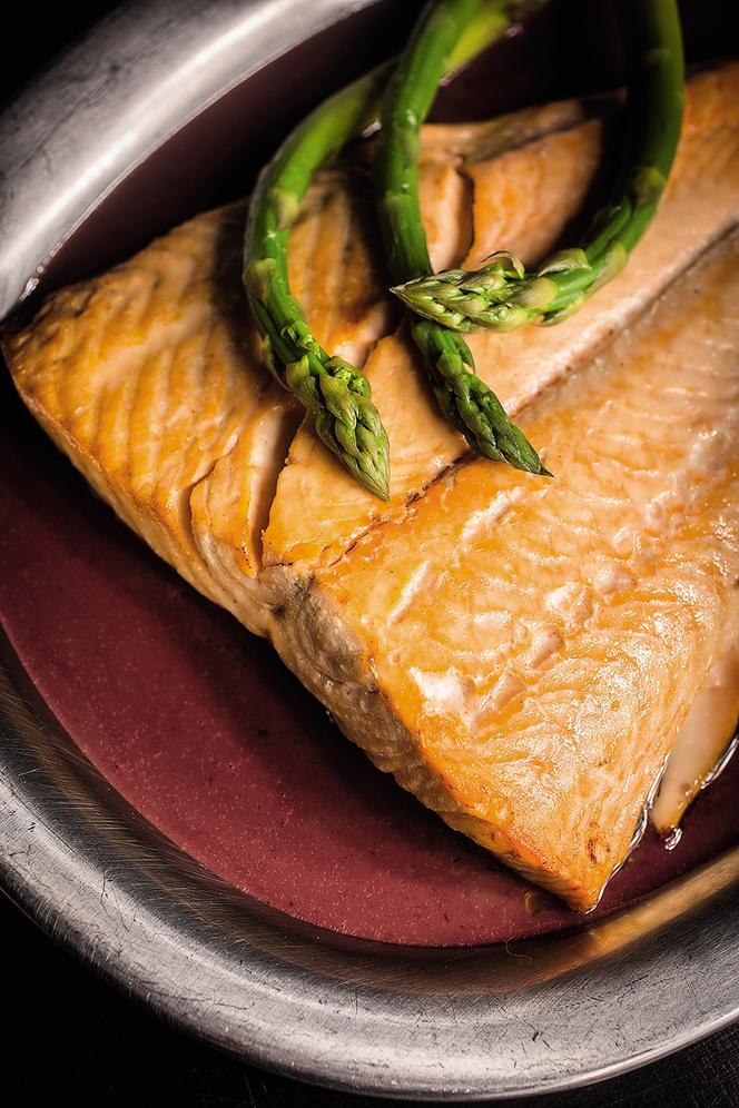 Le saumon au beurre rouge de Nicolas Chatenier