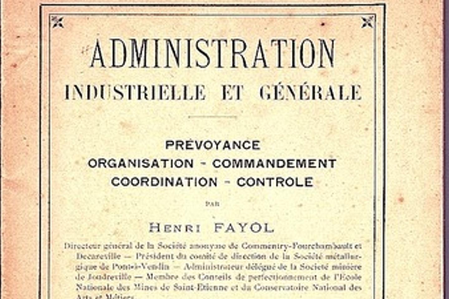 Que dirait Henri Fayol du salaire des patrons du CAC40
