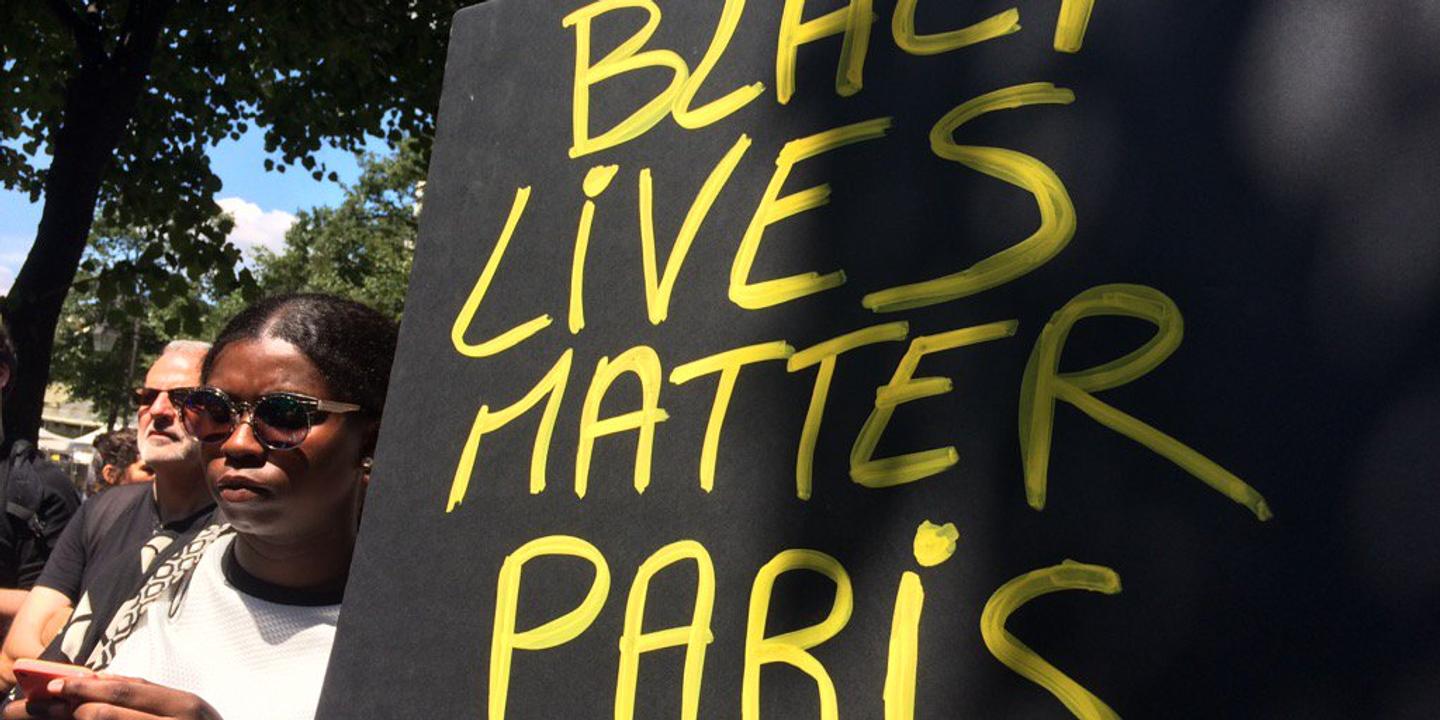 Rassemblement à Paris de « Black Lives Matter France » après la mort d ...