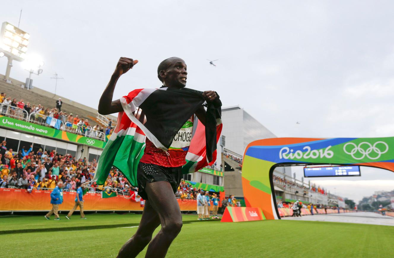 JO 2016 : le Kényan Eliud Kipchoge sacré sur le marathon