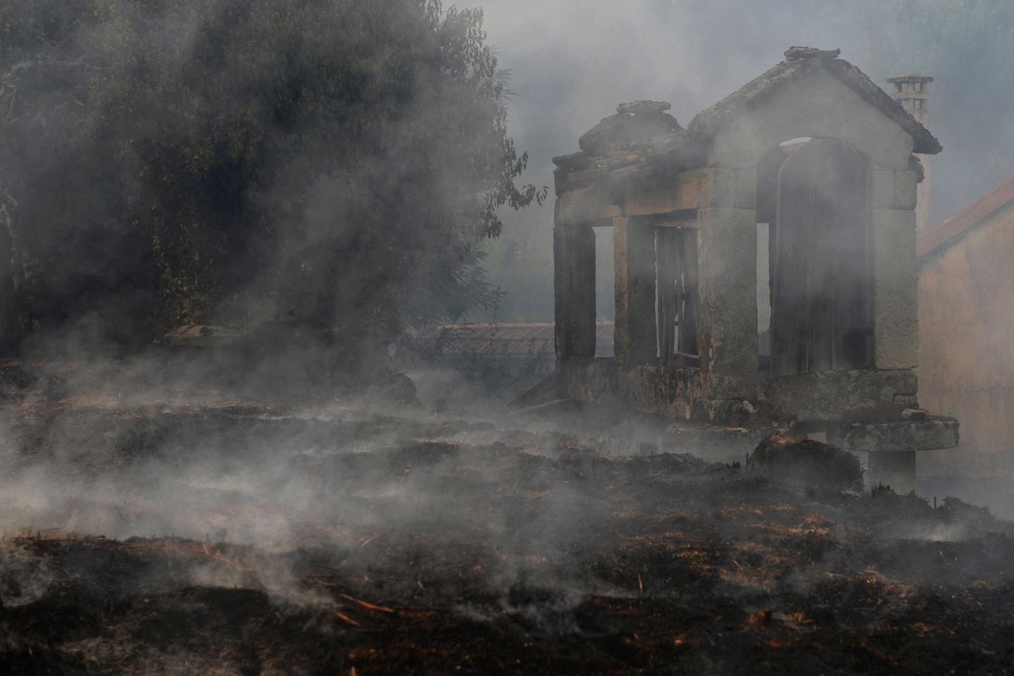 Paysage d’apocalypse après un incendie en Espagne