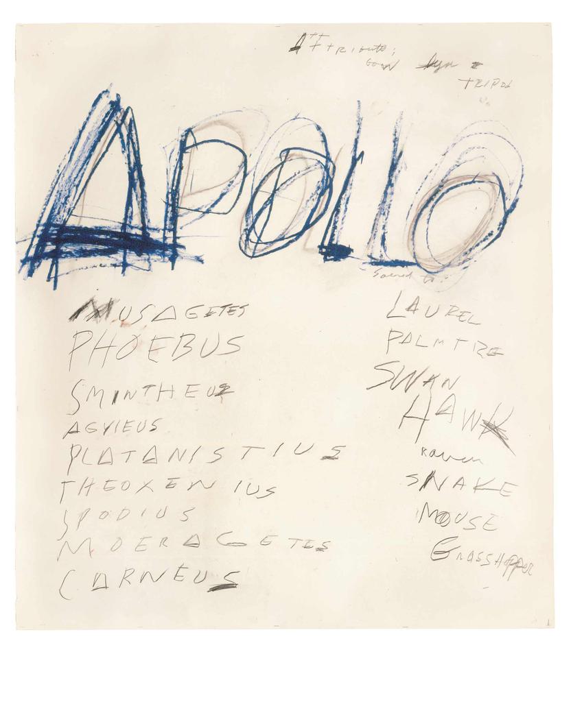 Cy Twombly au Centre Pompidou : une œuvre « savante et sensuelle