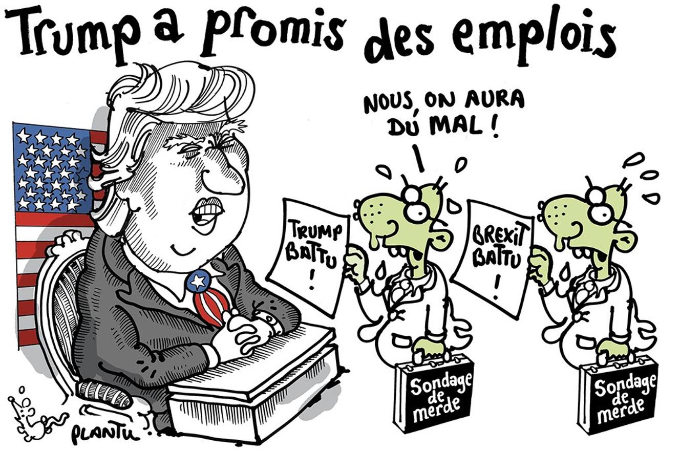 Election de Donald Trump : des dessinateurs de presse partagés entre ...