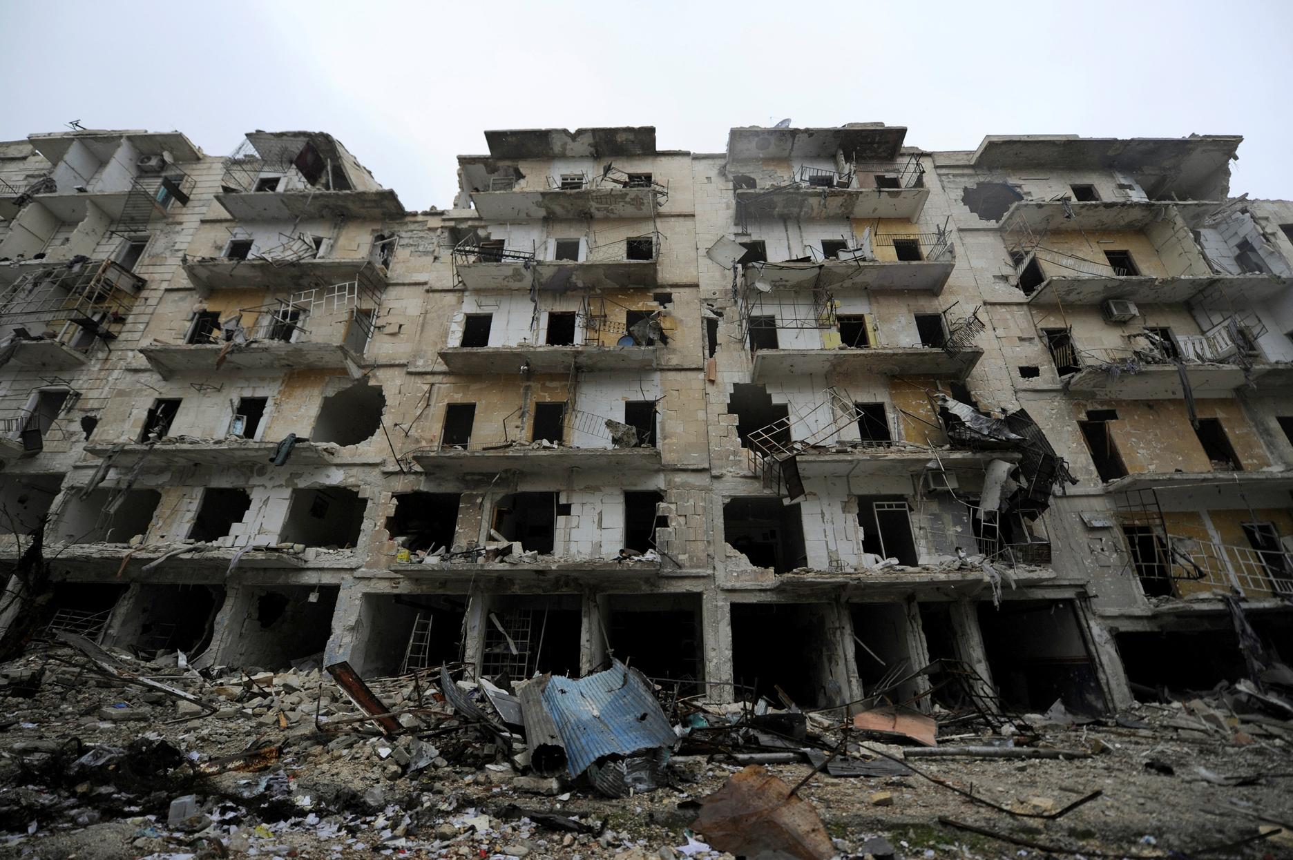 Syrie : la ville d’Alep en ruine après quatre années de guerre