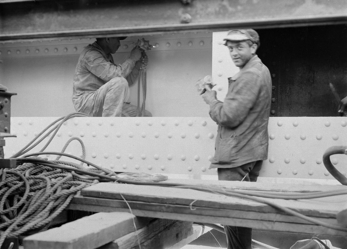 Daniel Guérin au « centre de l’atelier humain