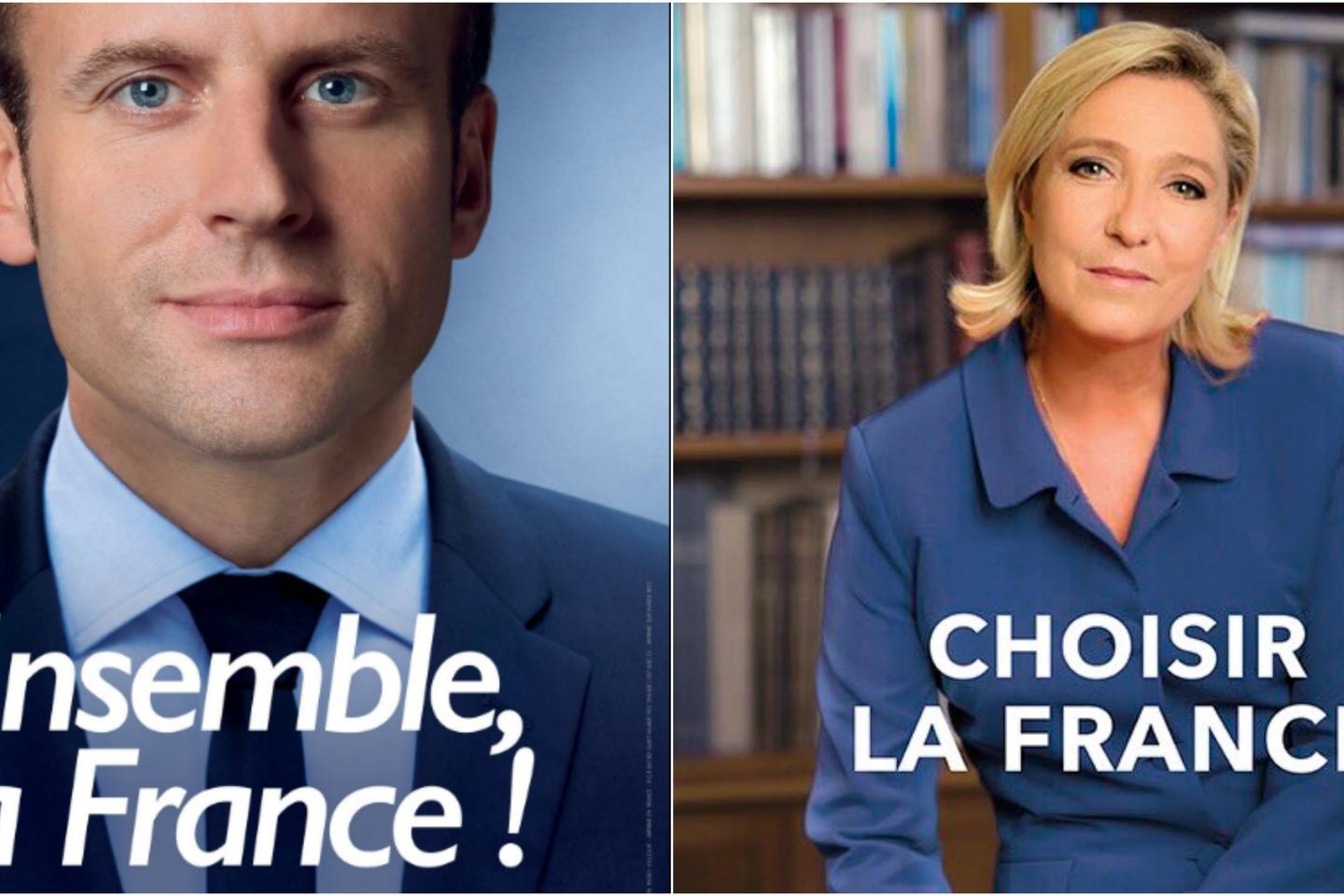 « Ensemble, la France ! », « Choisir la France » : Macron et Le Pen ...