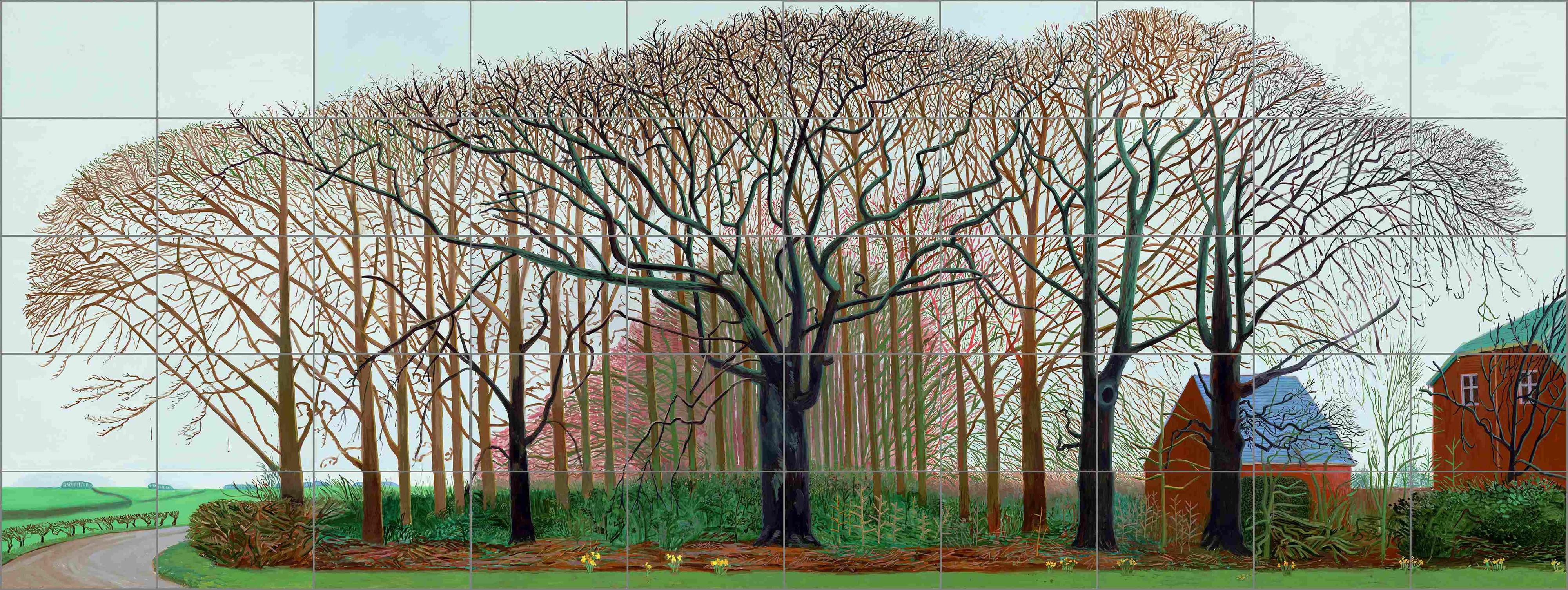 La leçon de perspective du peintre britannique David Hockney