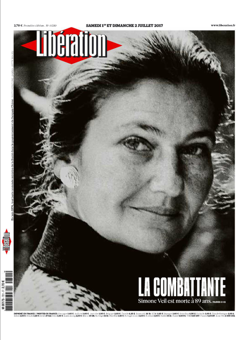 Mort de Simone Veil : les hommages de la presse française