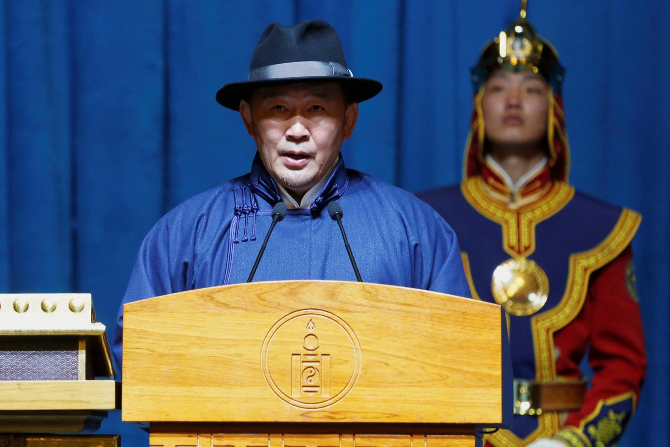 La Mongolie investit un président milliardaire et judoka La Mongolie investit un président milliardaire et judoka