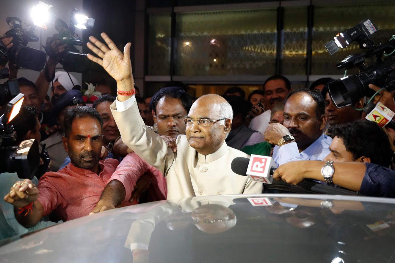 Inde : l’« intouchable » Ram Nath Kovind élu président