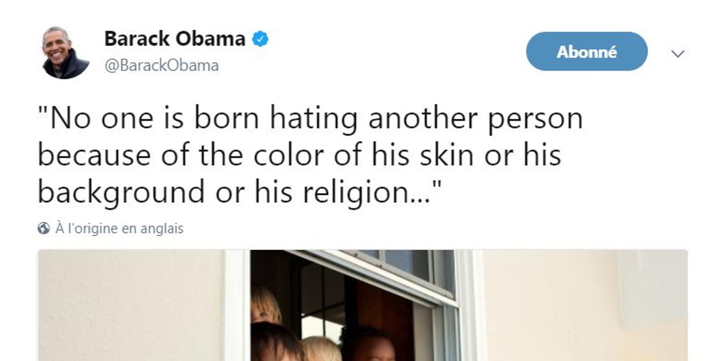 Le tweet de Barack Obama sur Charlottesville, le plus « aimé » de l ...