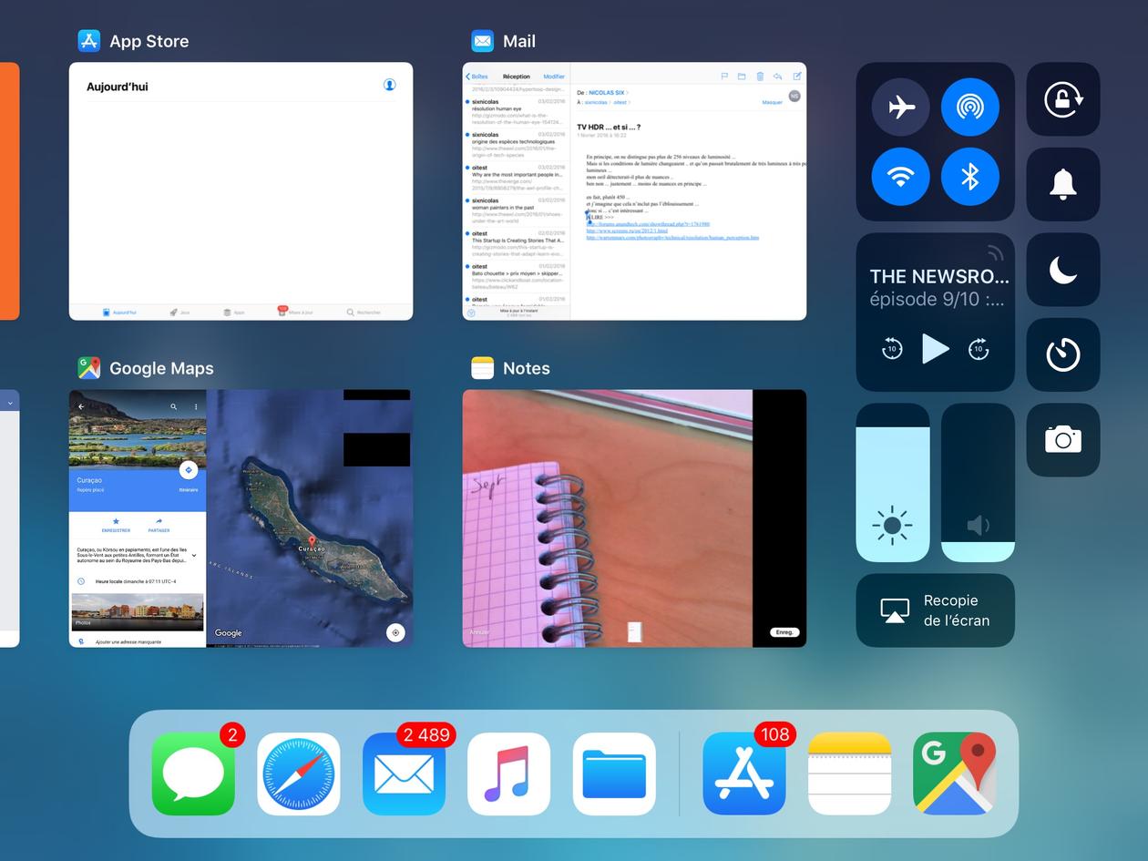 Les menus des iPad et iPhone évoluent avec leur nouveau logiciel ...