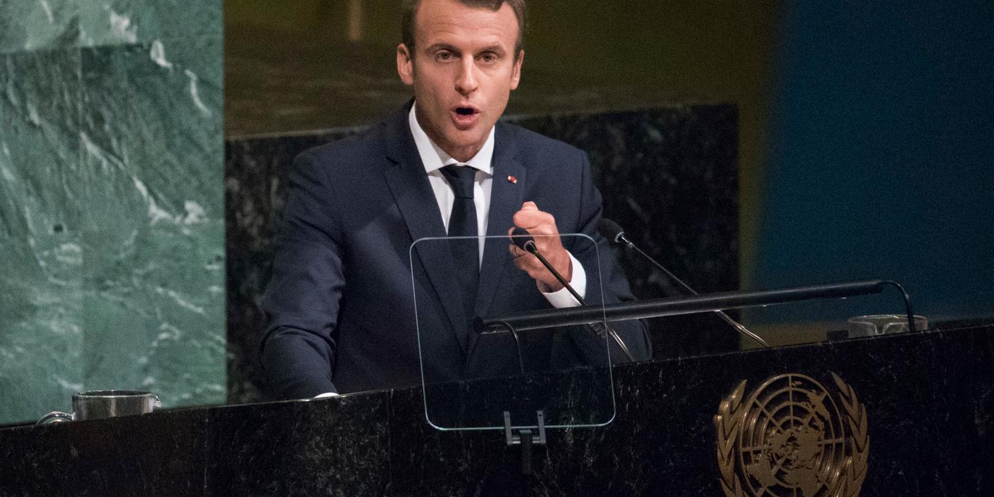 Emmanuel Macron prononce son premier discours à l’ONU