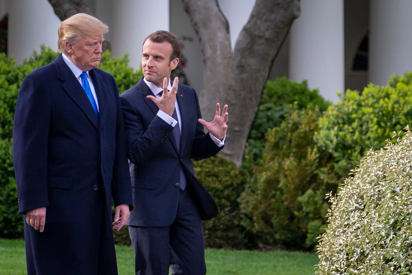 Emmanuel Macron en visite d’Etat à Washington