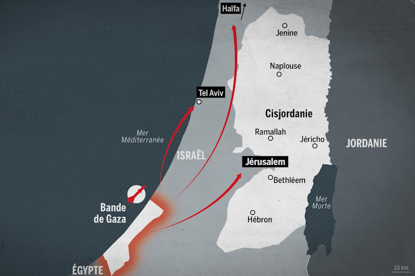 Comprendre les origines des tensions à Gaza en cartes