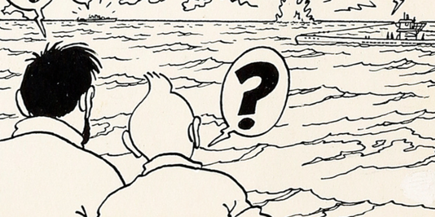 Deux rares dessins de Tintin datés de 1957 mis aux enchères aux Etats-Unis