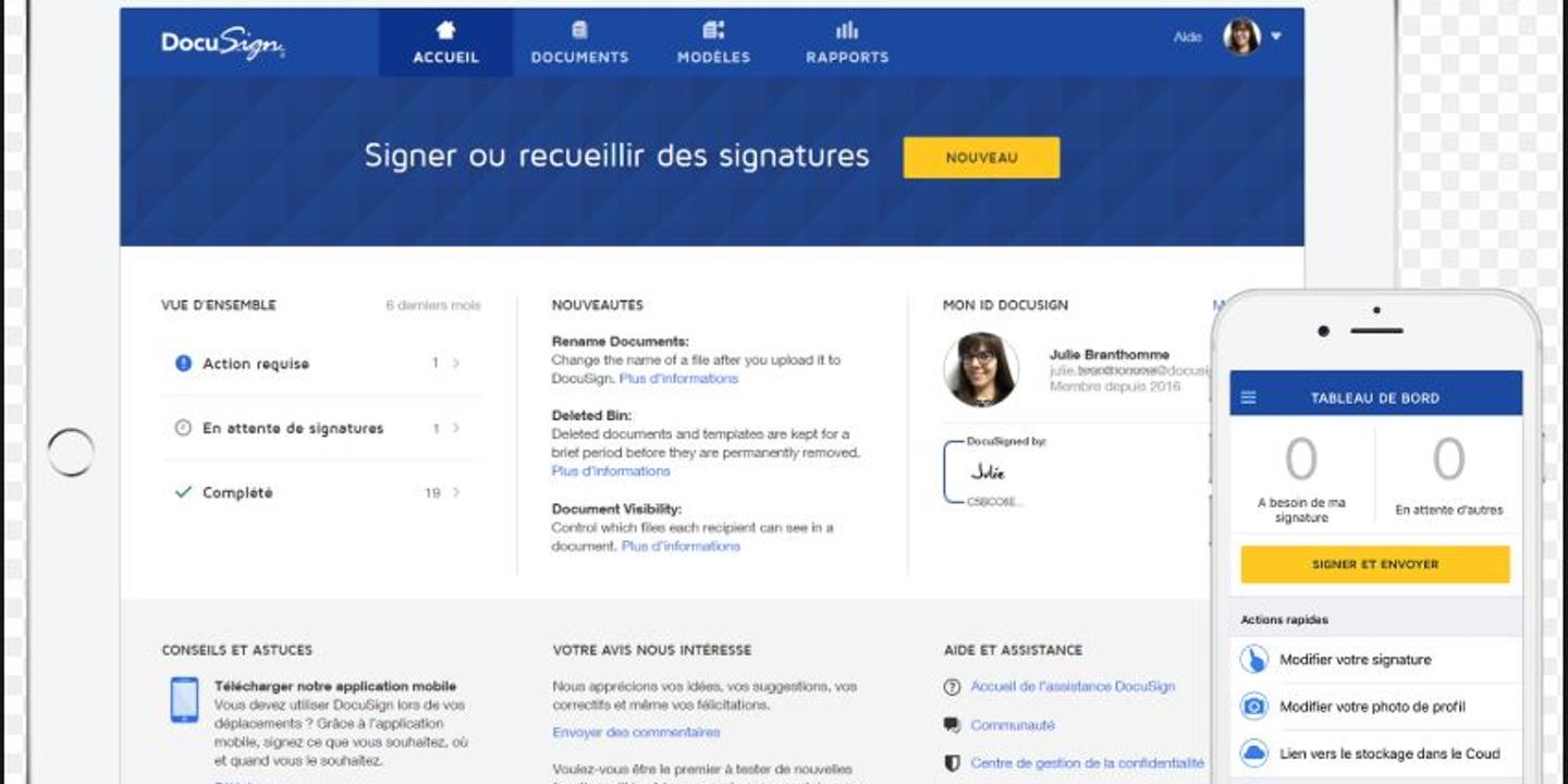 Docusign, leader mondial de la signature électronique, voit l’avenir en ...