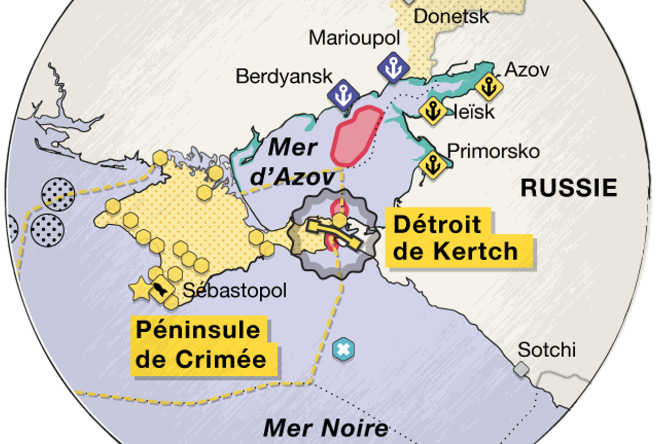 La Russie capture trois navires ukrainiens en mer Noire