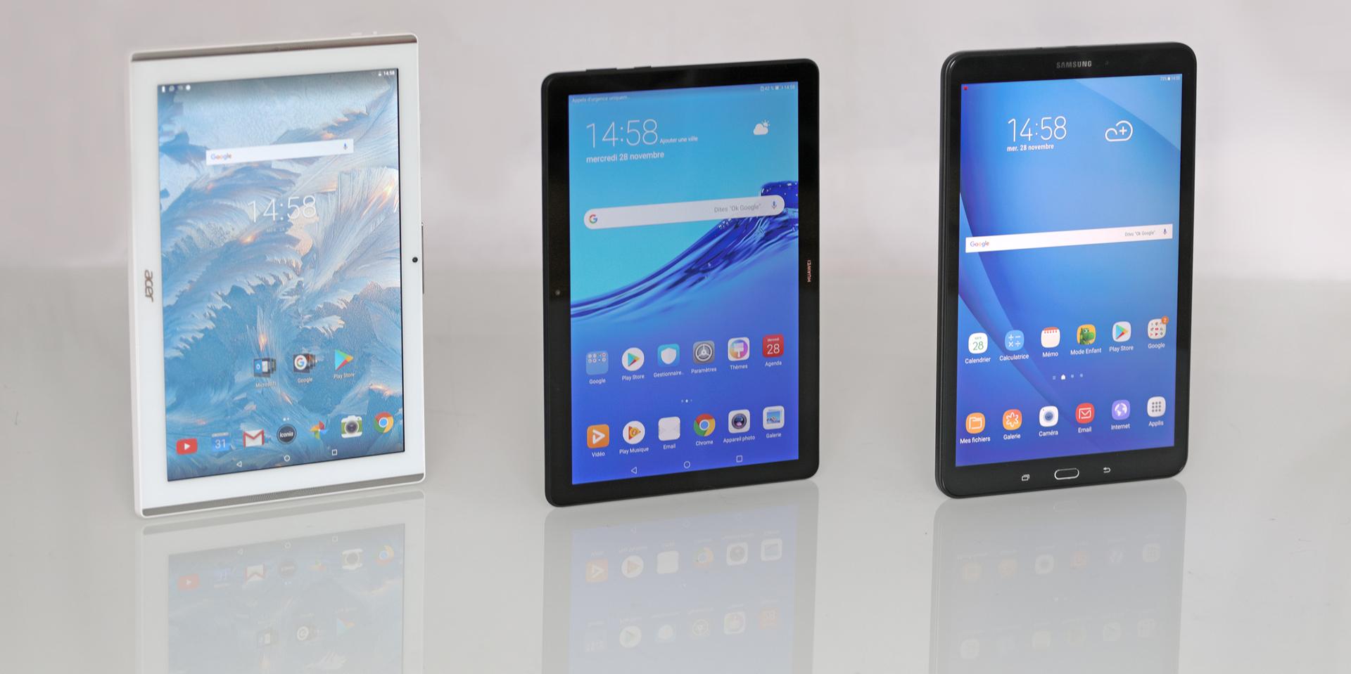 On a testé… trois grandes tablettes à 200 euros