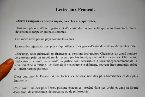 Quatre grands thèmes et une trentaine de questions : la lettre d ...