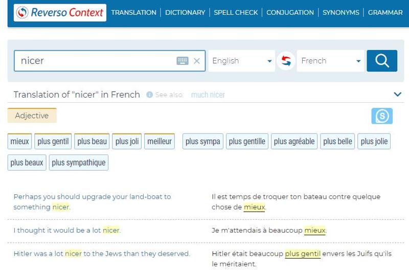 Pourquoi le site de traduction Reverso affiche parfois des résultats ...
