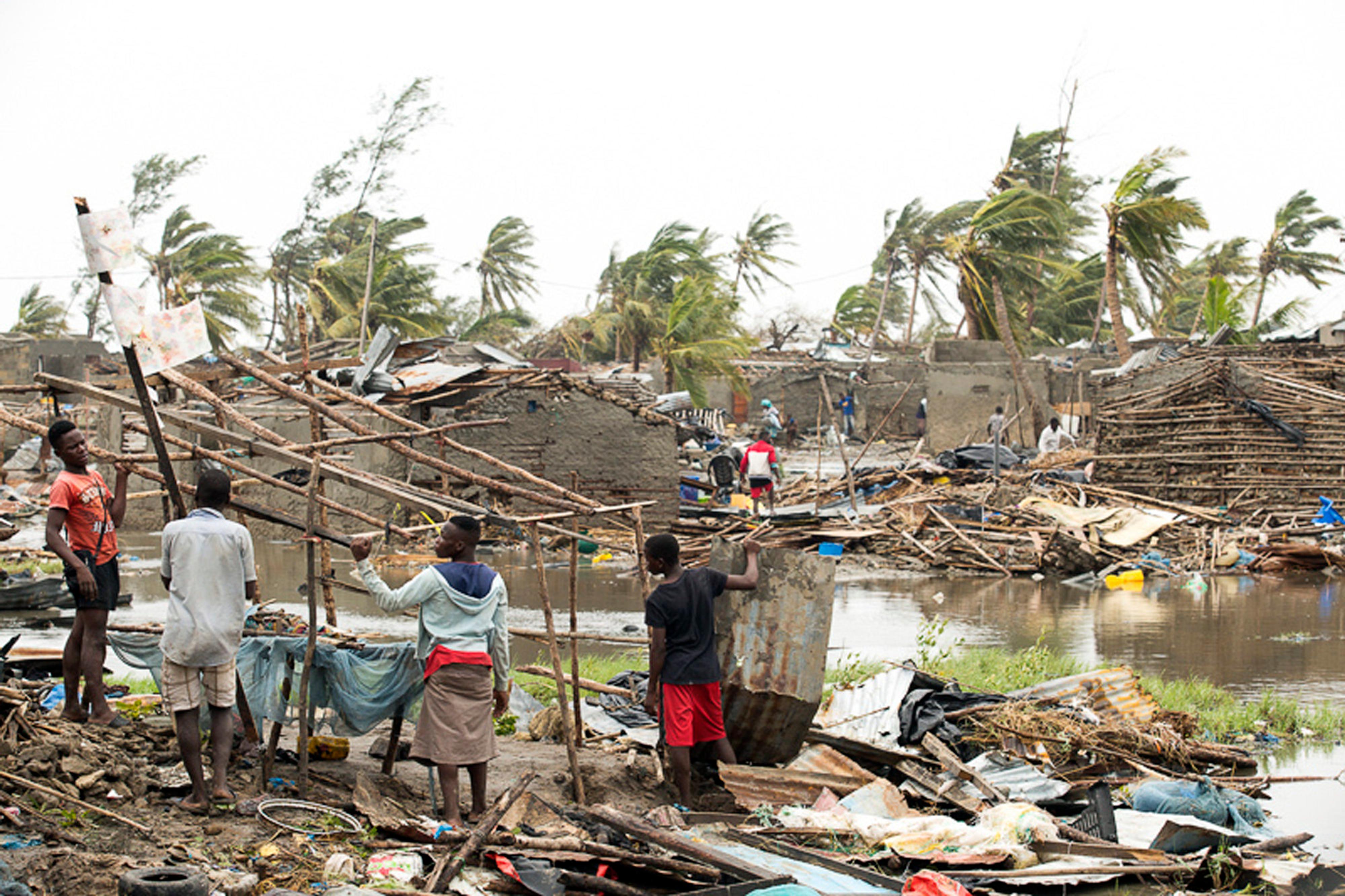 En images : au Mozambique, la ville de Beira dévastée par le cyclone Idai