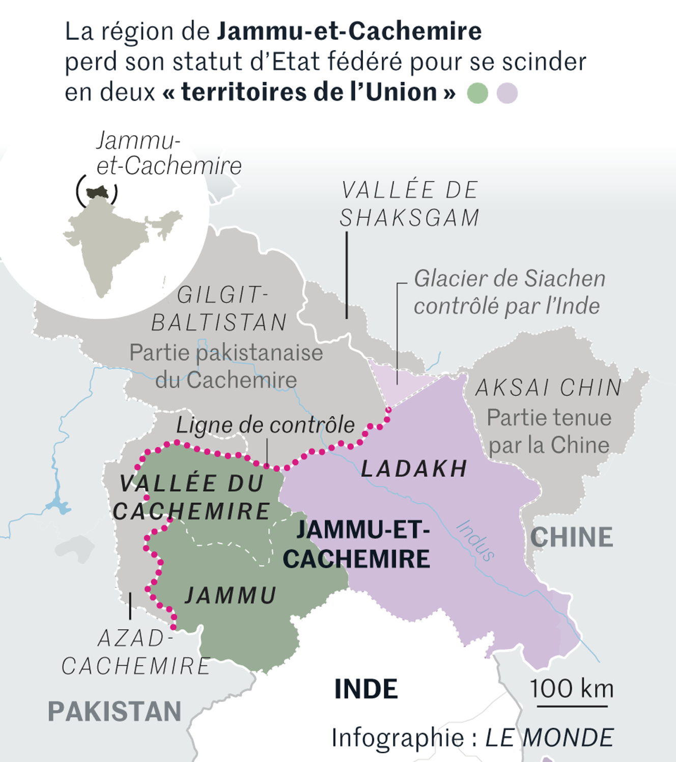 Le Cachemire indien, une région coupée du monde