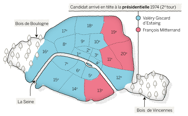 A Paris, les fractures sociale et politique se creusent