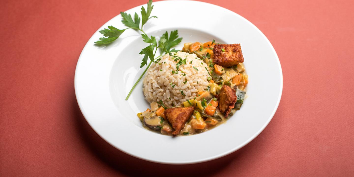 Le tempeh au vin blanc : la recette de Gilles Daveau