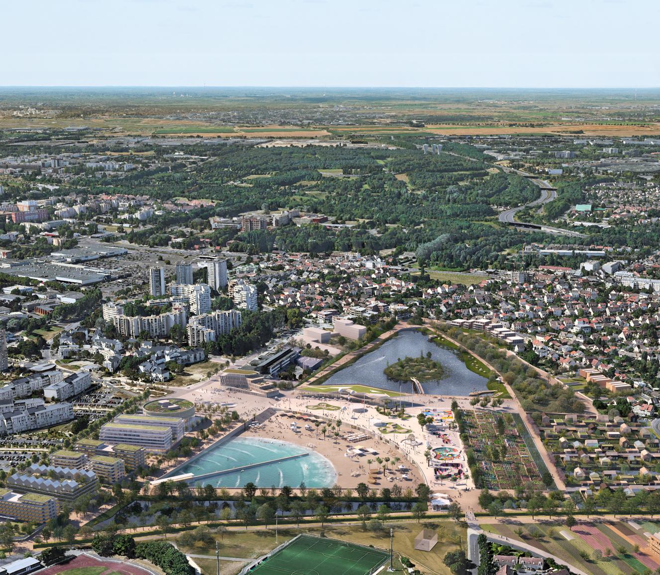 Grand Paris : à Sevran, un parc de surf pour repriser la ville