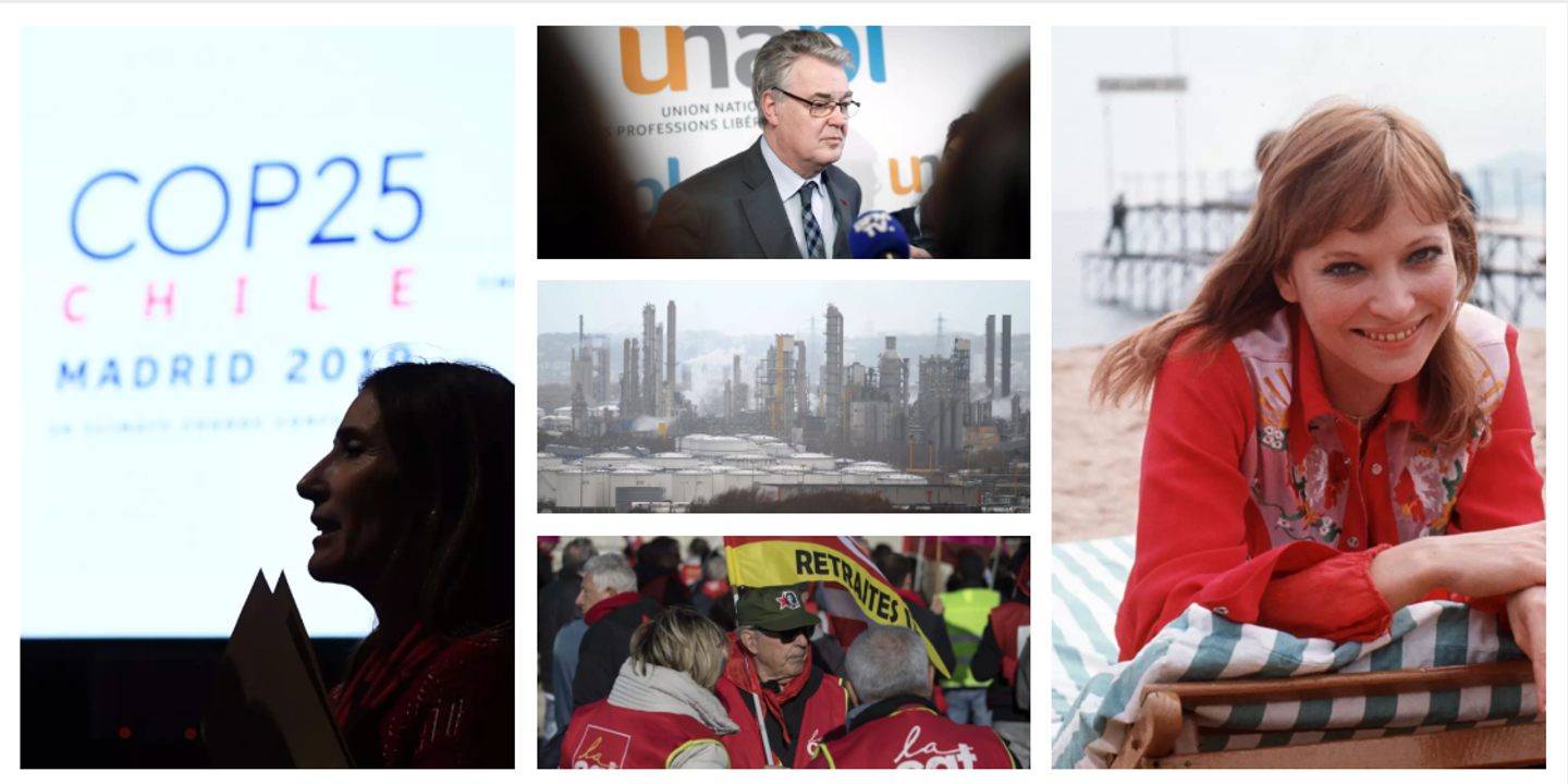 Delevoye, Anna Karina, COP 25… Les cinq infos à retenir du week-end