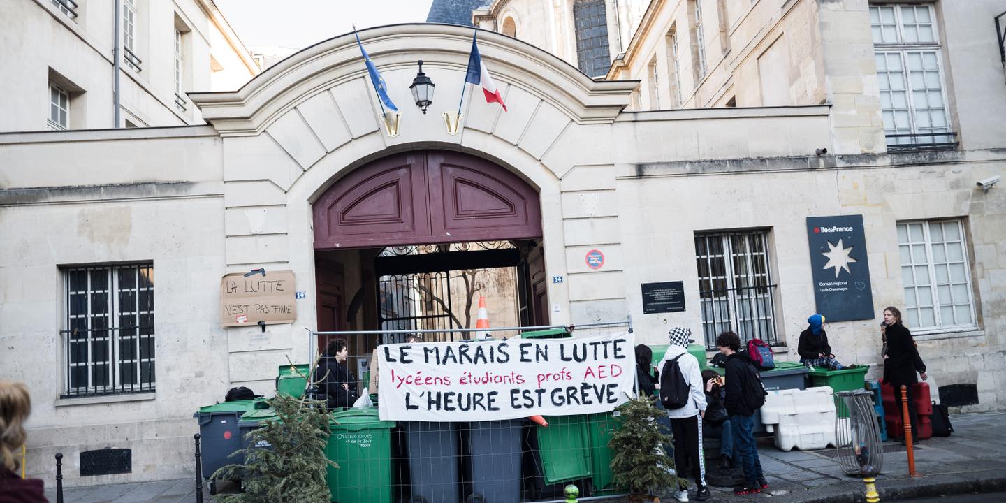 Des lycées parisiens « en effervescence